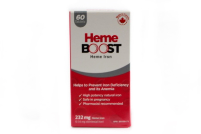 Brand Hemeboost 232 mg by Pharmaris Canada - Iron Supplements from ...